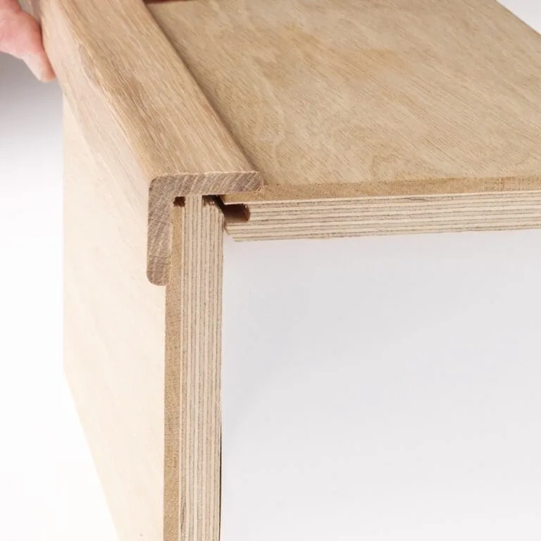 18mm Thick MDF Light Beige Oak Scotia Beading